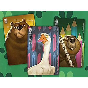 Horrible Guild Similo Animals: A Fast Playing Family Card Game - Guess the Secret Animal Character, 1 Player is the Clue Giver & Others Must Guess the Character, 2-8 Players, Ages 8+, 20 min