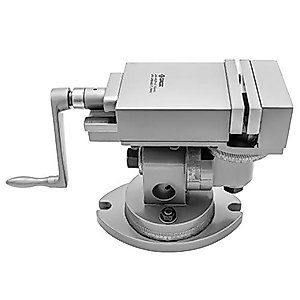 Groz 35031 Universal Vise - Super Precision 4", with milled slot in base