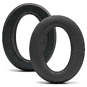 WC Freeze QC35 - Cooling Gel Ear Pads for Bose QC35 & QC35ii (QuietComfort 35) Headphones & More | Breathable Sports Fabric, Cooling Gel, Extra Thick & Cooler for Longer | Black