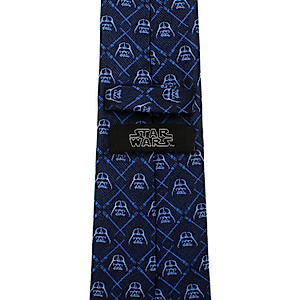 Cufflinks Inc. Star Wars Darth Vader Lightsaber Men’s Blue Dress Tie