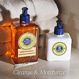 L'Occitane Shea Butter Hands & Body Verbena Extra-Gentle Moisturizing Lotion, 10.1 Fl Oz