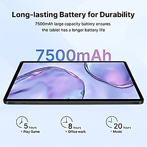 ApoloSign Android 12 Tablets & Phone 10.5 Inch Tablet with 5Ghz WiFi/ 4G LTE Octa-core 6GB RAM 128GB ROM 1920x1200 FHD IPS Screen 7500mAh Batterry 5+13MP Camera
