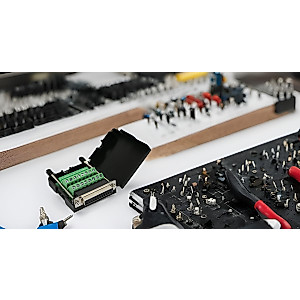 TwinkleBay DB25 Connector to Wiring Terminal Db25 Breakout Board Solder-Free (Female Adapter with Case)