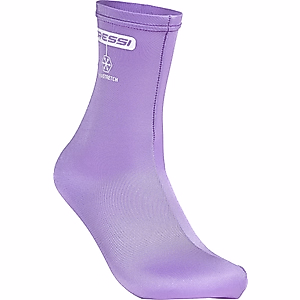 Cressi Elastic Water Socks, Lilac, S/M
