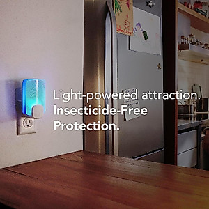 Raid Essentials Flying Insect Light Trap Refills, 16 Light Trap Refill Cartridges, Featuring Light Powered Attraction