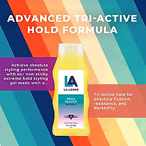 LA Looks Mega Shaper #9 Hold Level, 20 Ounce (U-HC-1903)