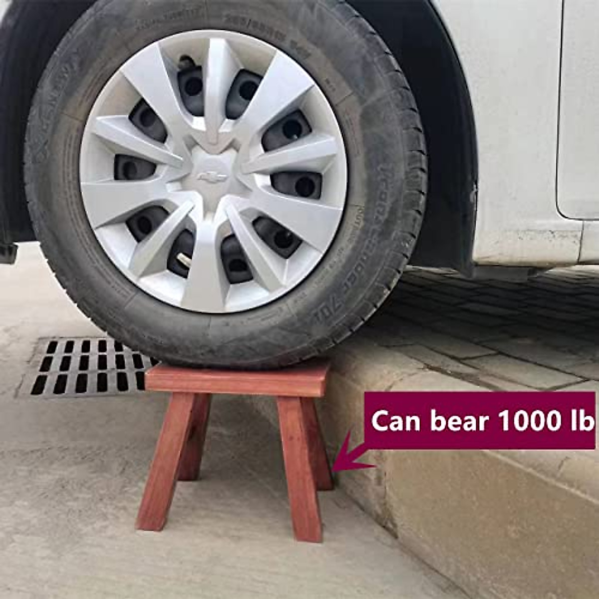 dadaozhijian Handmade Solid Wood Stool Bearing 1000 lbs,Small Short Stool,Shoe Changing Stool，Plant Stand,Milking Stool,Footstool，Ladder Stool，Strong and Durable (1 Pack)