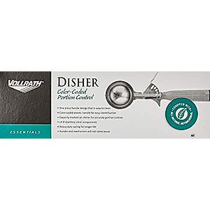 Vollrath Stainless Steel Disher - Size 6,White, 9.87"L x 5.13"W