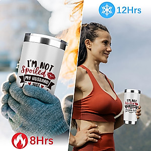 Anvianthor Mothers Day Gifts for Wife - Funny 20 Oz Wifey Tumbler, Cool Birthday Anniversary Wedding and Christmas Gifts for Women, Mothers Day Gift for Wife, Womens Valentines Gift