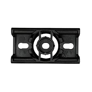 Tooflex One Wall Adapter Accessory Requires Individual Holders, Sold Separately - Pack of 2, Black