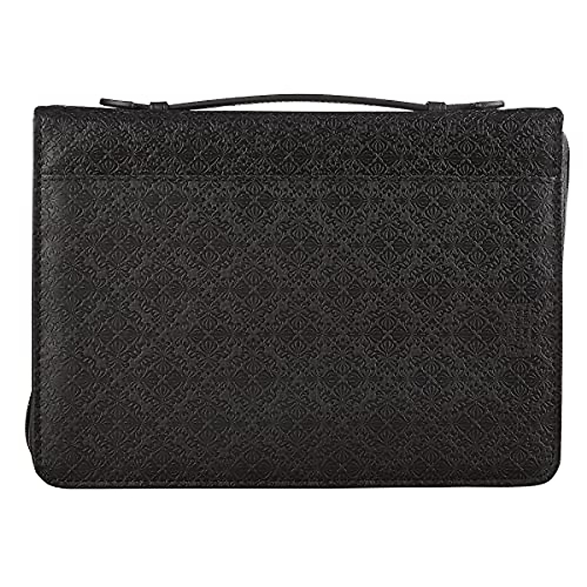 Christian Art Gifts Men's Classic Bible Cover Guidance Proverbs 3:6, Black Faux Leather, Large