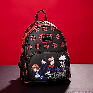 Loungefly Anime: Jujutsu Kaisen 'Year One Class' Mini-Backpack, Amazon Exclusive