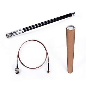 LoRa Gateway Antenna 3dbi Gain Indoor Outdoor Omni-Directional Glass Fiber LoRaWan Antenna N-Male SMA Connect Cable Ultra Distance Transmission 915MHz for Helium Hotspot HNT Miner Mining12