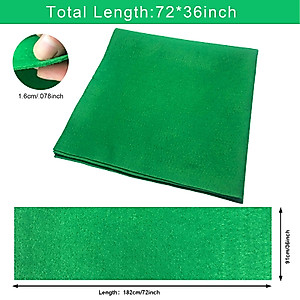 Misscrafts Acrylic Felt by The Yard White Felt Sheets 1 X 2 Yard Nonwoven Fabric Squares Soft for for Crafts Patchwork Sewing DIY Costumes (White)