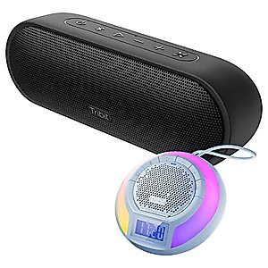 Tribit Upgraded MaxSound Plus Portable Bluetooth Speaker AquaEase Bluetooth Shower Speaker