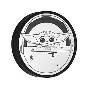 Disney Star Wars: The Mandalorian, The Child Round Infinity Mirror 9"x9"