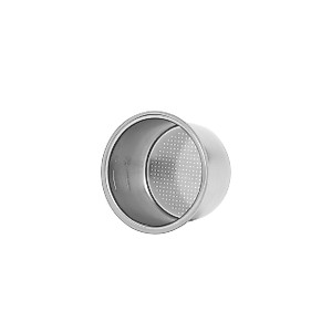 51mm Stainless Steel Coffee Filter Basket, 4 Cup Coffee 51mm Single Wall non-pressurized Filter Basket, Please check the size and shape carefully