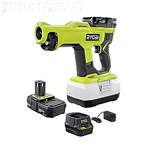 RYOBI PSP02K2 ONE+ 18V Cordless Handheld Electrostatic Sprayer Kit with (2) 2.0 Ah Batteries and Charger