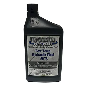 Quart Hydraulic Fluid 1 QT Snow PLOW -50 BOSS HYD01835 Fisher 28531 Western 49311 Oil