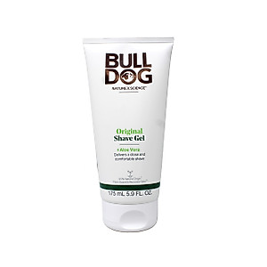 Bulldog Original Shave Gel for Men, Aloe Vera Enriched, Delivers a Close & Comfortable Shave, 95% Natural Origin, 5.9 fl oz