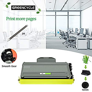 greencycle TN360 TN330 Toner Cartridge DR360 Drum Unit Set Compatible for Brother HL-2140 HL-2170W MFC-7840W MFC-7340 MFC-7440N MFC-7345N DCP-7030 DCP-7040 Printer (3 Toner, 1 Drum)