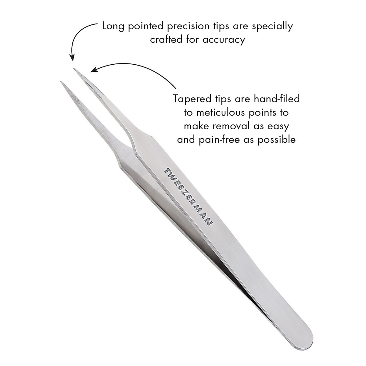 Tweezerman Stainless Steel Ingrown Hair Splintertweeze for Women and Men
