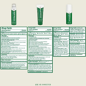 Biofreeze Pain Relief Roll-On, Gel & Spray, Knee & Lower Back Pain Relief, Sore Muscle Relief, Neck Pain Relief, FSA Eligible, Assortment Pack (Menthol 3 FL OZ Roll-On, 4 FL OZ Gel, 4 FL OZ Spray)