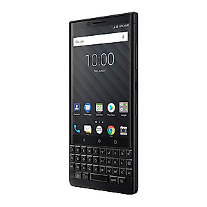BlackBerry KEY2 Black Unlocked BBF100-2 Android Smartphone (T-Mobile/Unlocked) 4G LTE (Black 64GB) (Renewed)
