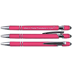 Greeting Pen Mom Comfort Feel Stylus Metal Pen Duo - 6 Pack (6080)
