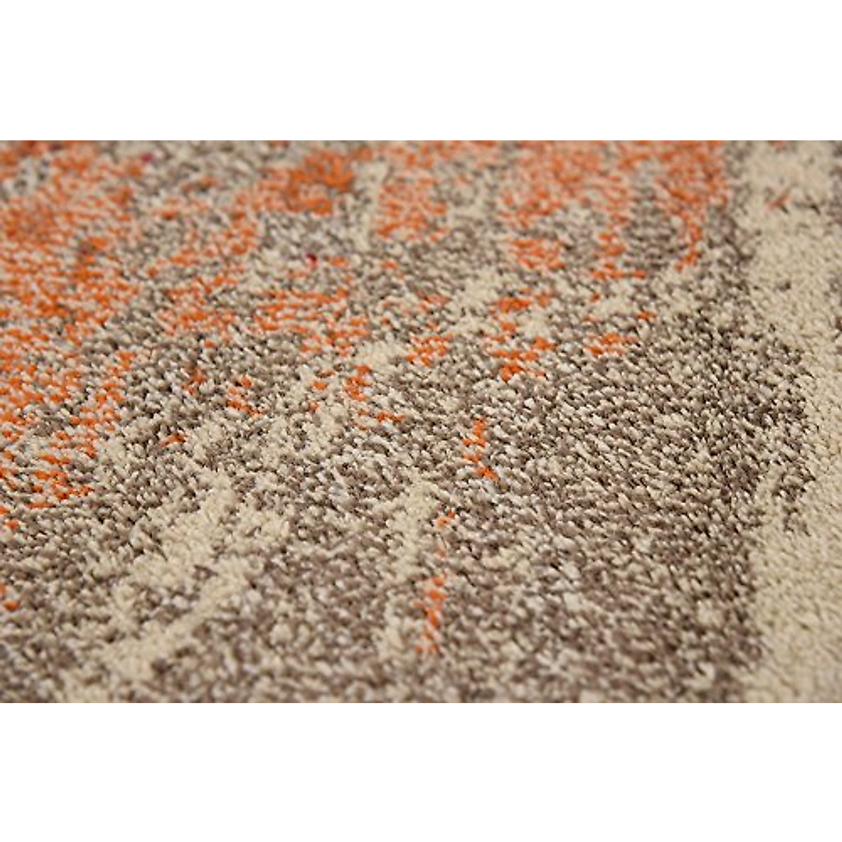 Unique Loom Estrella Collection Abstract, Rustic, Modern, Gradient, Distressed Area Rug (7' 0 x 10' 0 Rectangular, Pink/Navy Blue)