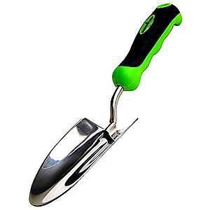 Garden Guru Super Strong Garden Trowel Hand Shovel - Stainless Steel - Rust Resistant - Ergonomic Grip - Perfect Tool for Gardening, Weeding, Transplanting and Digging in Garden Beds