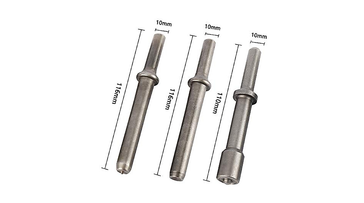 Heavy Duty Pneumatic Rivet Hammer Set | YaeCCC 7-Piece Kit