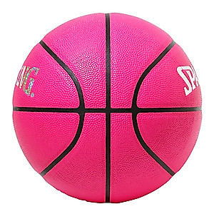 Spalding 77-071J Basketball Innocence Pink Hologram No. 6 Ball Basketball Basket