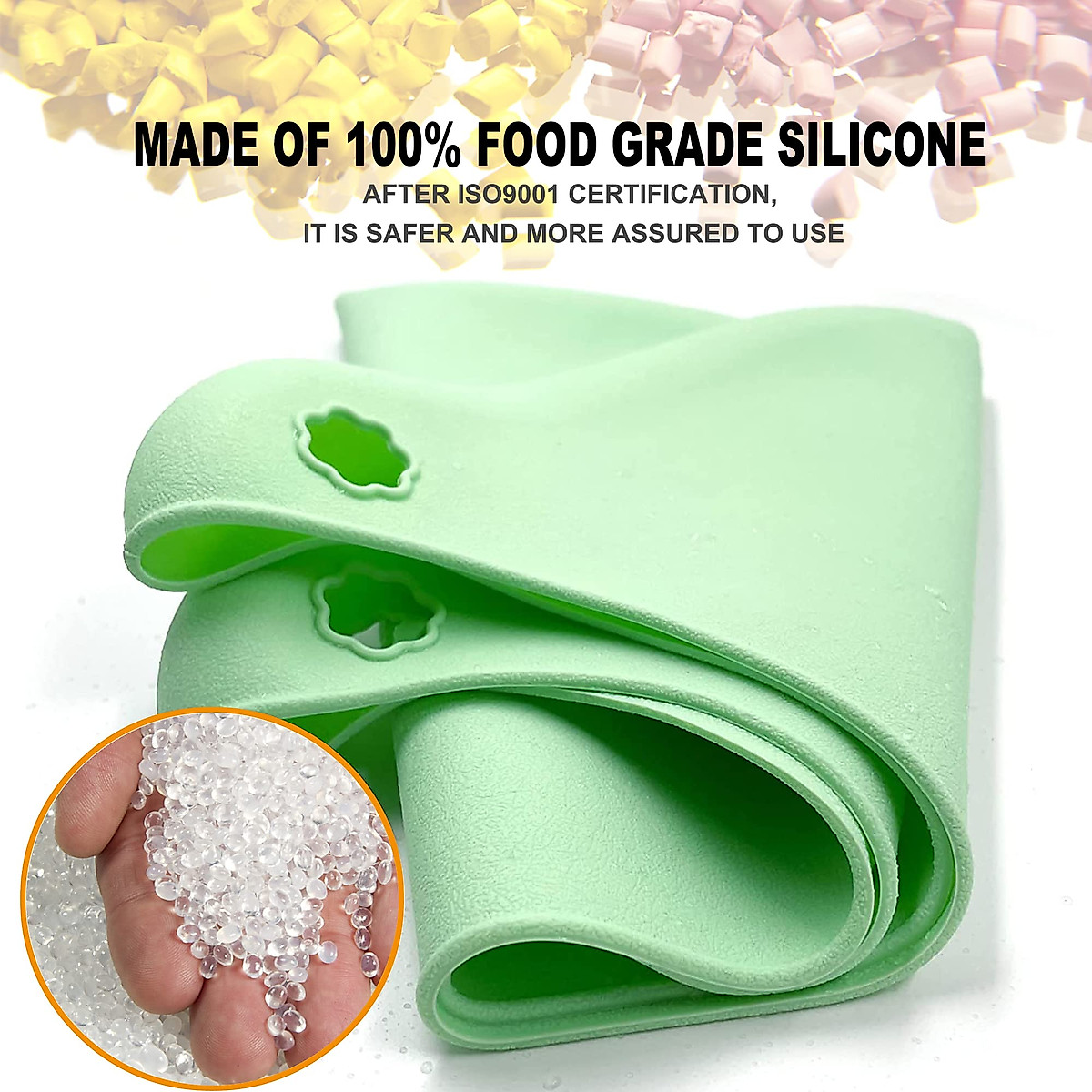 EANLOLY 4 Pack of Silicone Slow Cooker Liners, Leakproof & Easy Clean Crock Pot Liners Reusable Silicone Bags Liners Fit 6-8 Quarts Oval or Round Pot