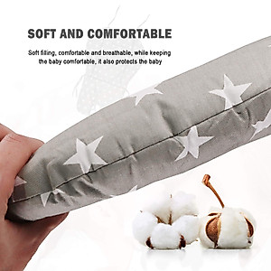 High Chair Cushion,High Chair Pad,Baby High Chair Seat Cushion Liner Mat Padding Cover Protection Pad for Baby Dining Chair(Gray Star)