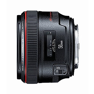 Canon EF 50mm f/1.2 L USM Lens for Canon Digital SLR Cameras - Fixed (Renewed)