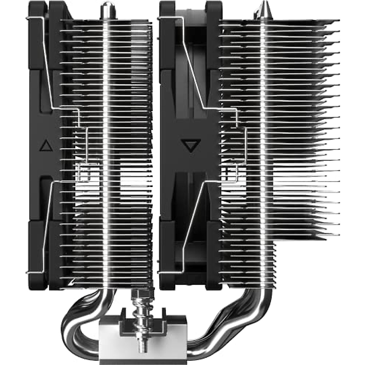 Scythe Fuma 2 Rev.B CPU Air Cooler, Intel LGA1700, LGA1151, AMD AM5/AM4/Ryzen 120mm, Dual Towers, Black Top Cover