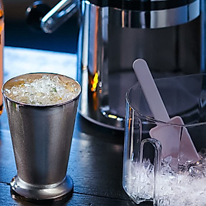Luvitory Ice Crusher Machine for Home, Crushed Ice Maker, Easy to Use Shaved Ice Machine for Ice cube Drinks