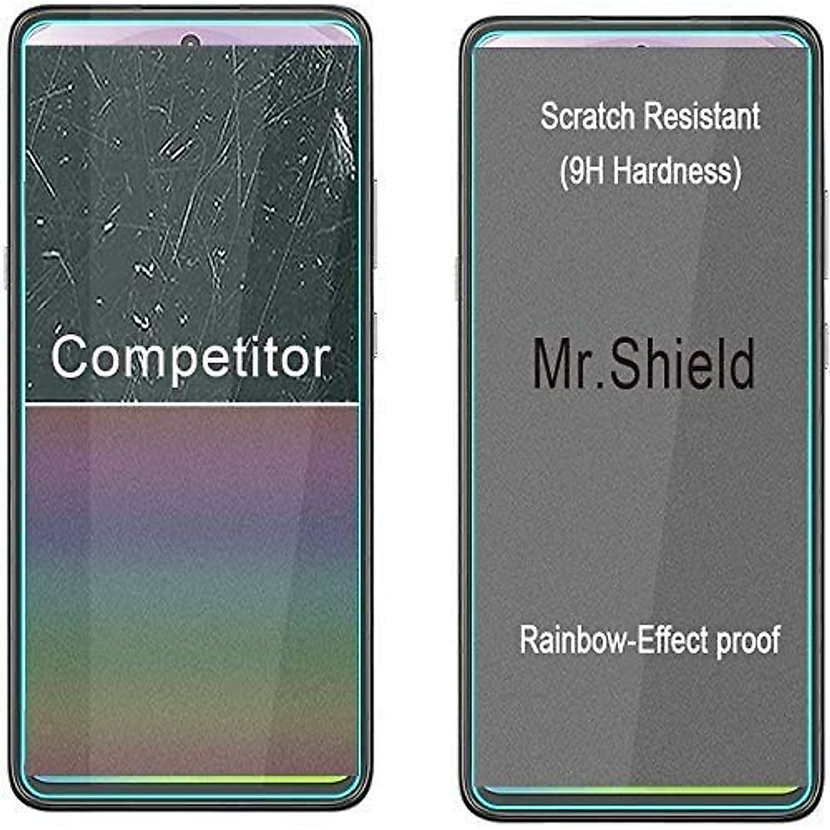 Mr.Shield [3-Pack] Designed For Motorola (One 5G Ace) / Moto One 5G Ace/One 5G UW Ace/Moto G 5G [Upgrade Maximum Cover Screen Version] [Tempered Glass] [Japan Glass with 9H Hardness] Screen Protector