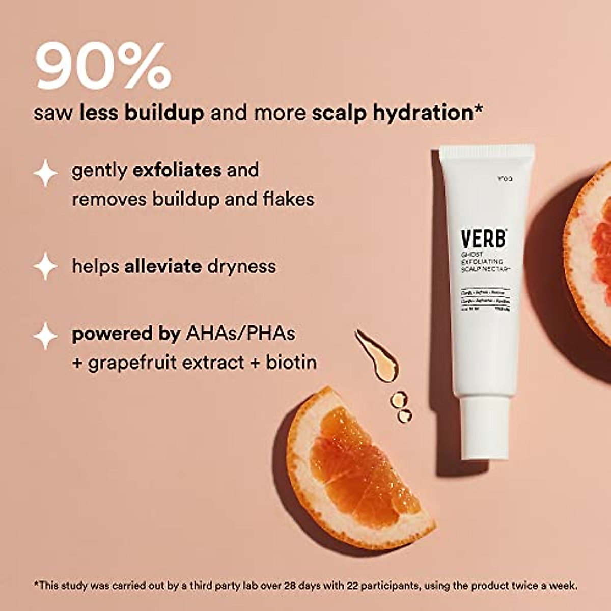 Verb Ghost Exfoliating Scalp Nectar – Vegan Scalp Treatment – Clarifying Serum to Remove Dead Skin for Scalp Relief – Soothing and Hydrating Scalp Exfoliator, 2 fl oz
