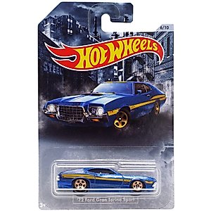 Hot Wheels 2020 American Steel Muscle Car Series, Blue '72 Ford Gran Torino Sport 6/10