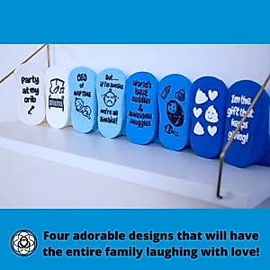 jan de kids Newborn Baby Socks Gift Set - 4 Soft Pairs - Comfortable - Unique - Funny - Perfect for Baby Showers - Sized 0-6 Months