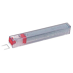 Leitz 55940000 K12 Stapler Cartridge, Strong Steel, Length 12 mm, 1050 Staples, 80 Sheet Capacity - Red