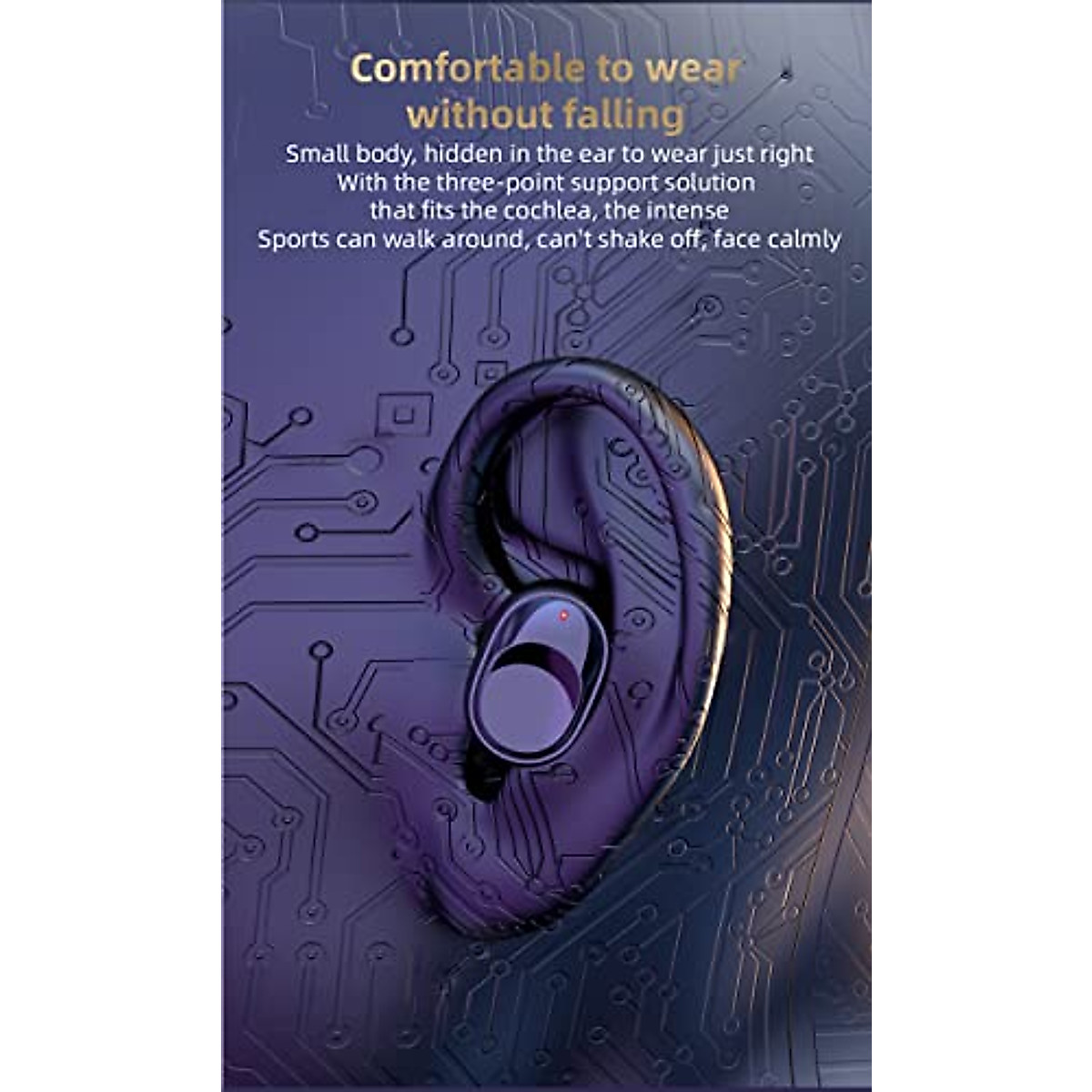 Y70 EarphoneTWS (True Wireless Stereo) Earbuds Bluetooth Headphone for iPhone, Samsung,LG and Other Mobile Phones, Tablets,TV's, Smart Bluetooth Devices