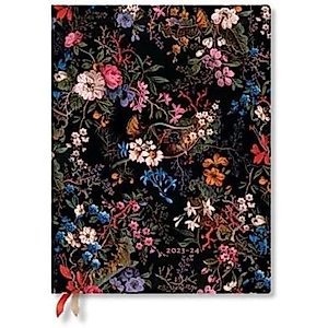 Paperblanks 18-Month Softcover Flexi Diaries 2023-2024 Floralia | Vertical | Ultra (180 × 230 mm)