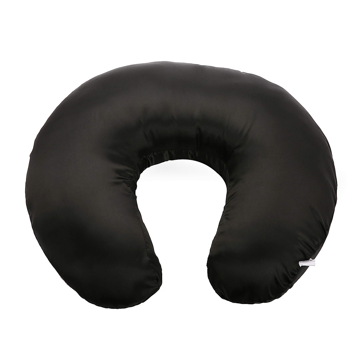 Pro Goleem Satin Nursing Pillow Cover Silk Feeling Soft Feeding Pillow Slipcover for Breastfeeding Moms Fits Standard Infant Nursing Pillow or Positioner Black