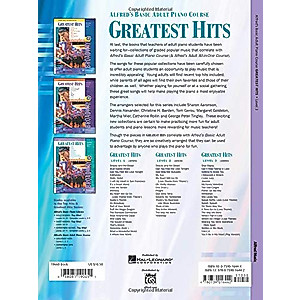 Alfred's Basic Adult Piano Course Greatest Hits Book 3 (Alfred's Basic Adult Piano Course)