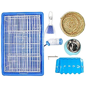 konrissun Pet Cages for Small Animals Dimension 21.8x14.6x13 INCH Habitats Cages,Short-Haired Hamsters Guinea Pig Habitats ,Rabbit Habitats, Small Cat&Dog Cages