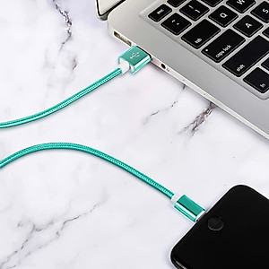 Souina Phone Charger, 4 Pack [3/6/6/10 FT] Nylon Braided Fast Charging Lightning Cable Compatible Phone 14 13 mini/13/12/11 Pro MAX/XR/XS/8/7/Plus/6S/SE/iPad