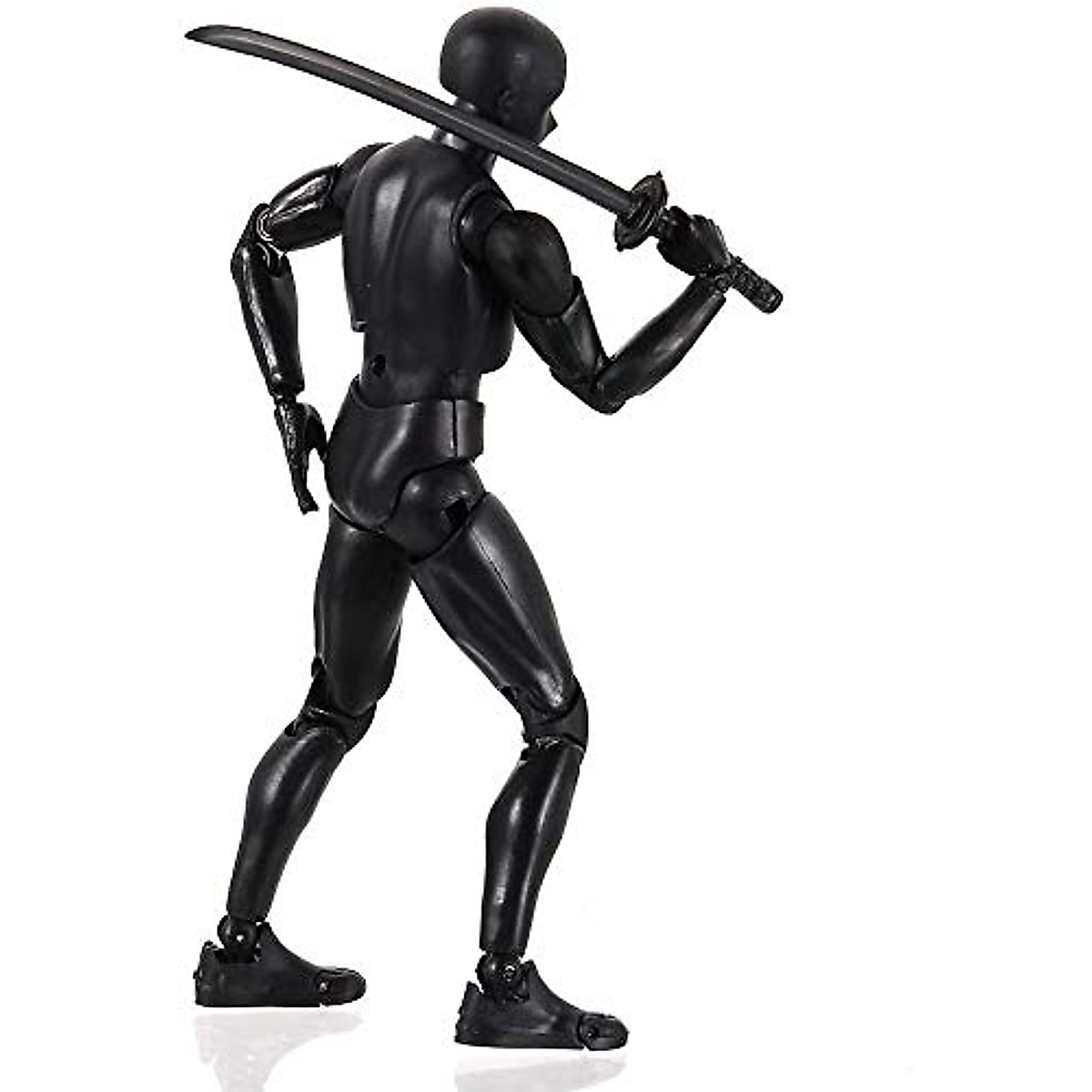 ABROBROKI Black Action Figures Body-Kun DX & Body-Chan DX PVC Figure Model Drawing for S H Figuarts with Box for Artists (Male)